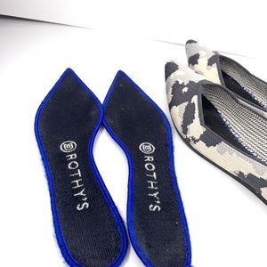 Rothy's | Shoes | Rothys Ash Grey Camo Points Size 7 | Poshmark